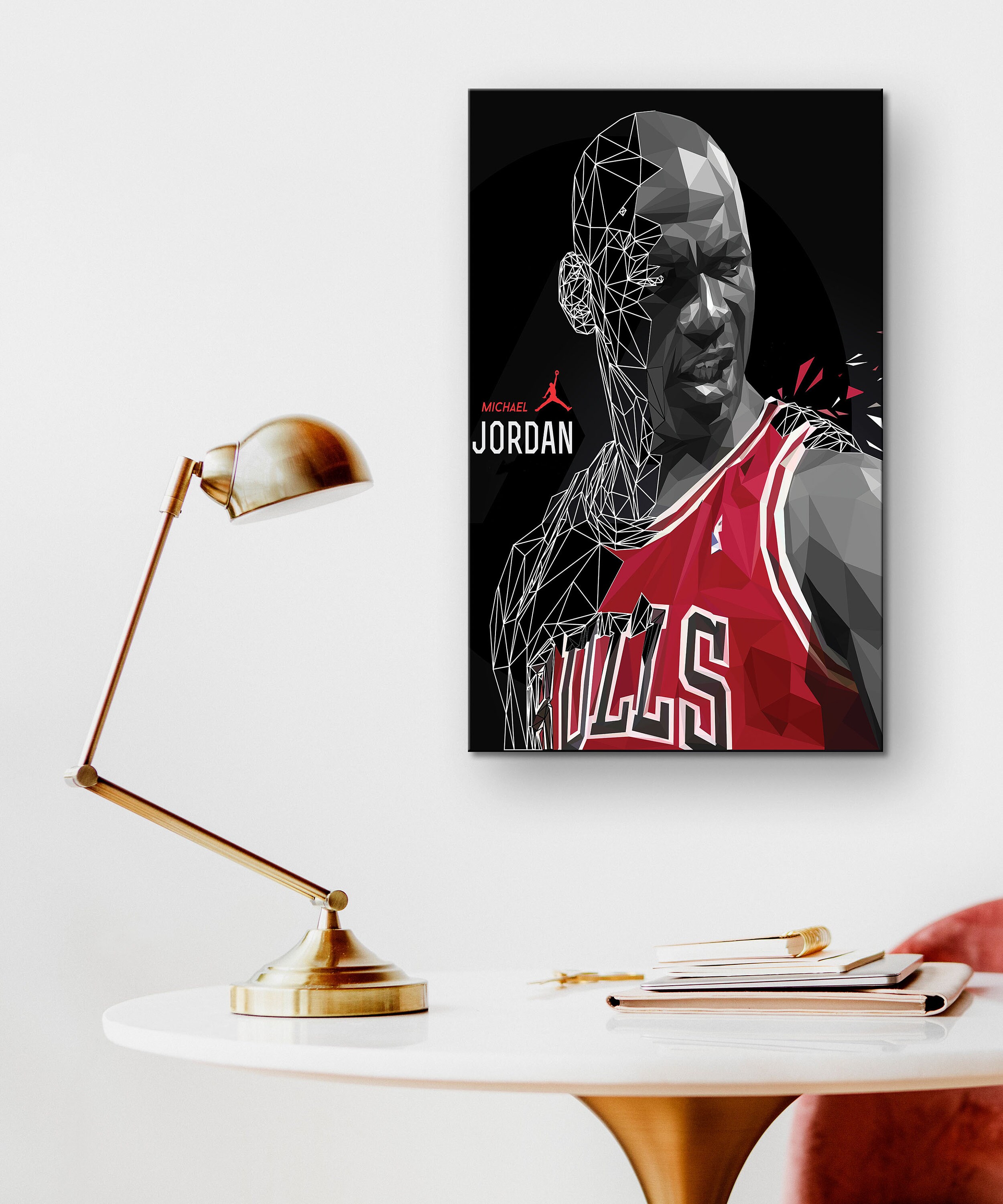 Michael Jordan Canvas Wall Art, Basketball All Stars, Chicago Bulls Art ...