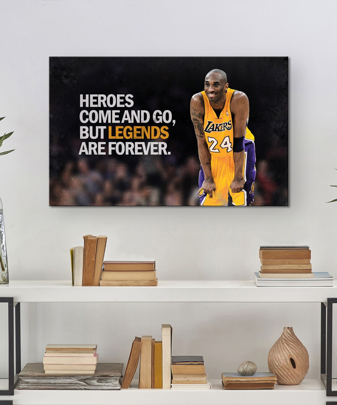 Mamba Mentality Motivation Quotes Poster, Legendary Motivational Canvas ...