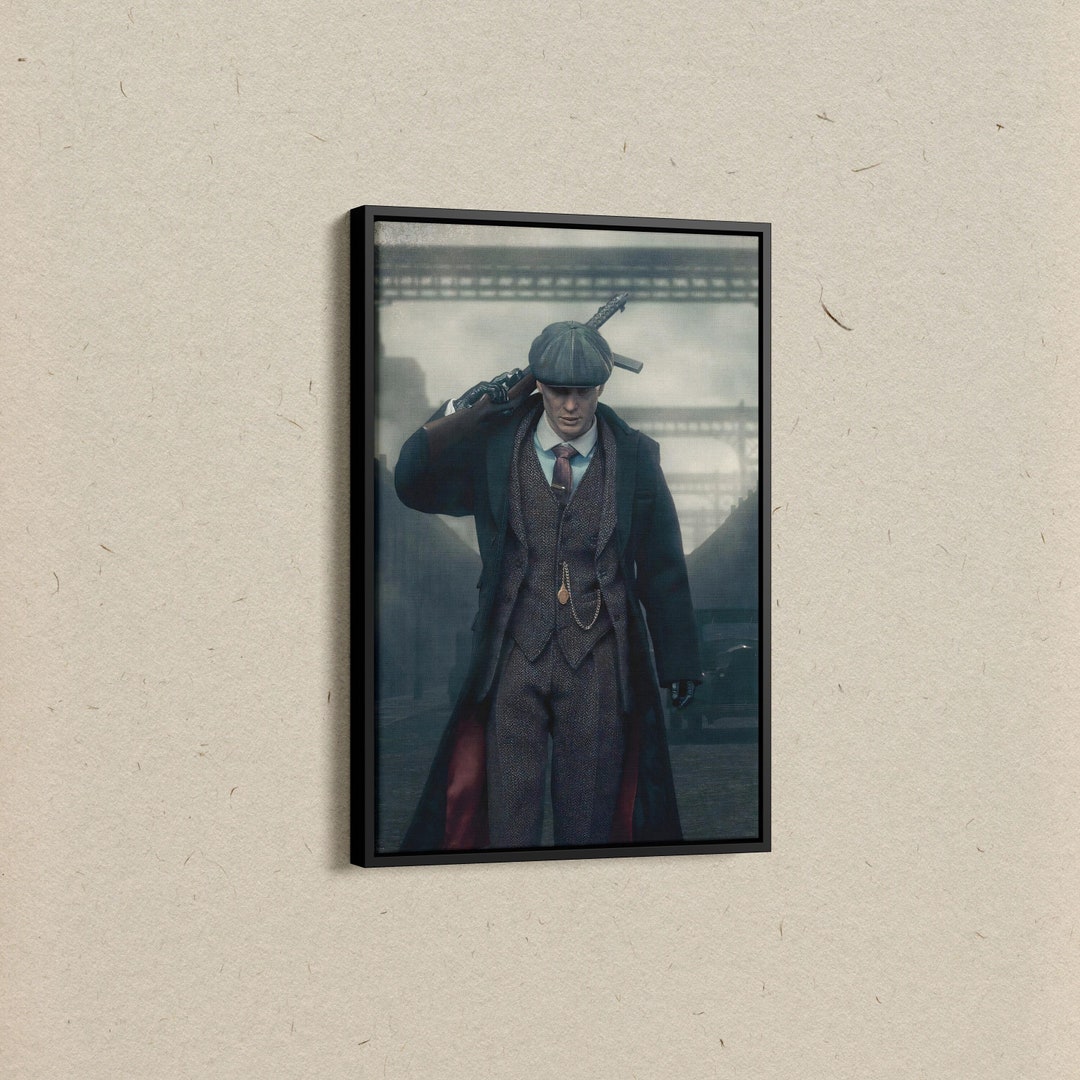 Thomas Shelby Canvas, Peaky Blinders, Wall Art Canvas, Thomas Shelby ...