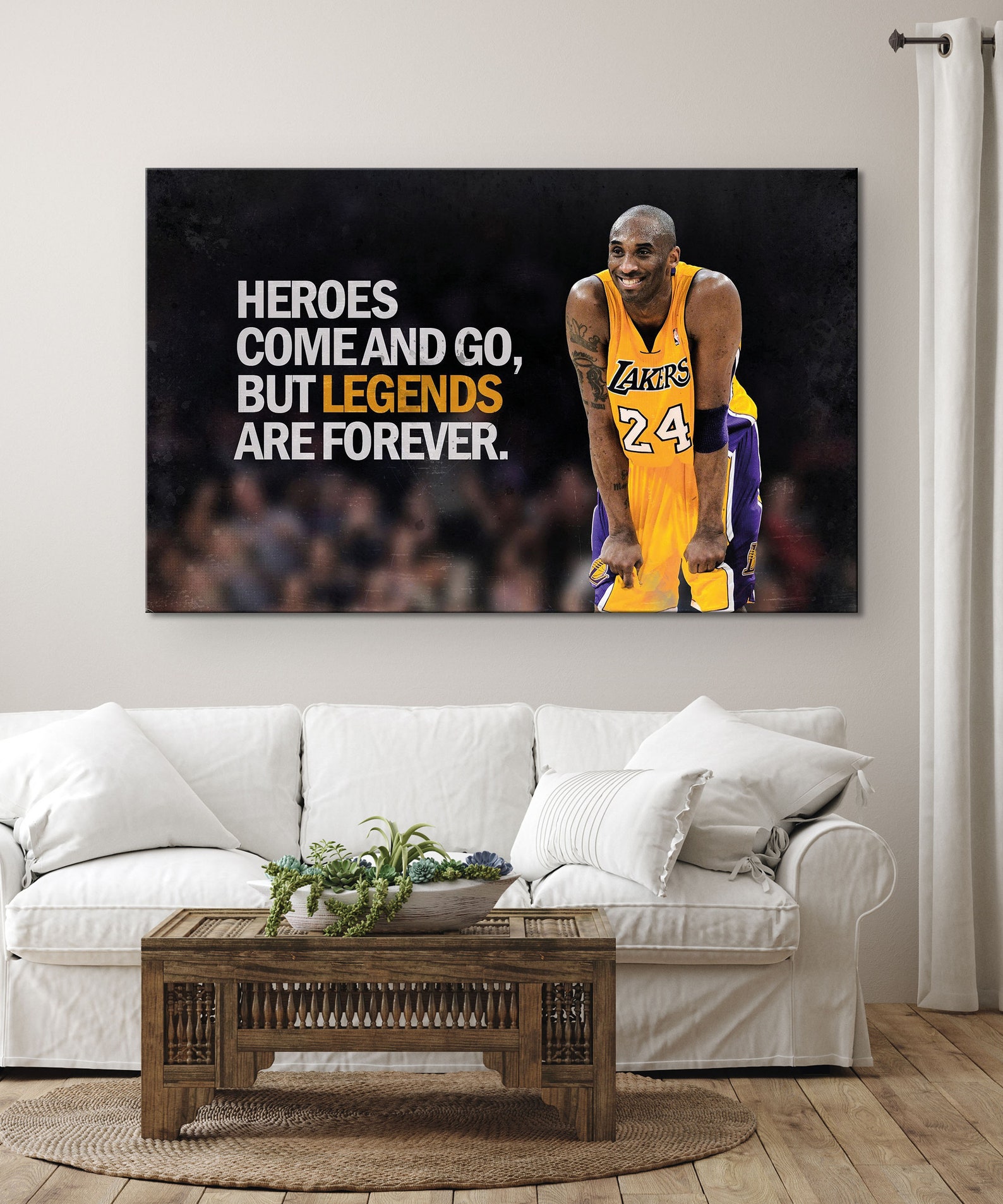 Mamba Mentality Motivation Quotes Poster, Legendary Motivational Canvas ...