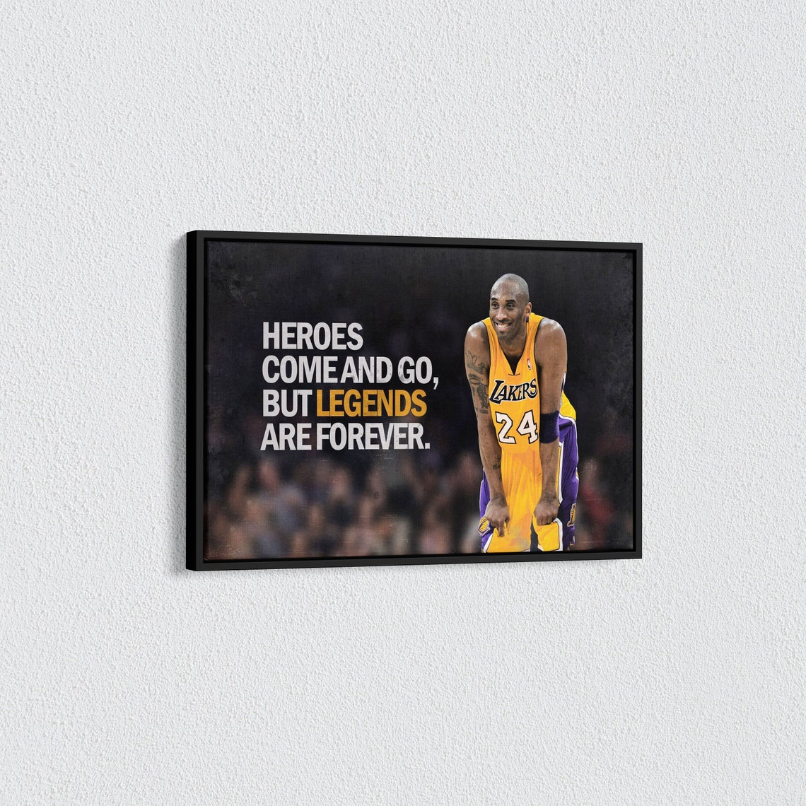 Mamba Mentality Motivation Quotes Poster, Legendary Motivational Canvas ...