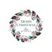 Christmas Labels Printable Christmas Wreath Digital Download, Christmas ...
