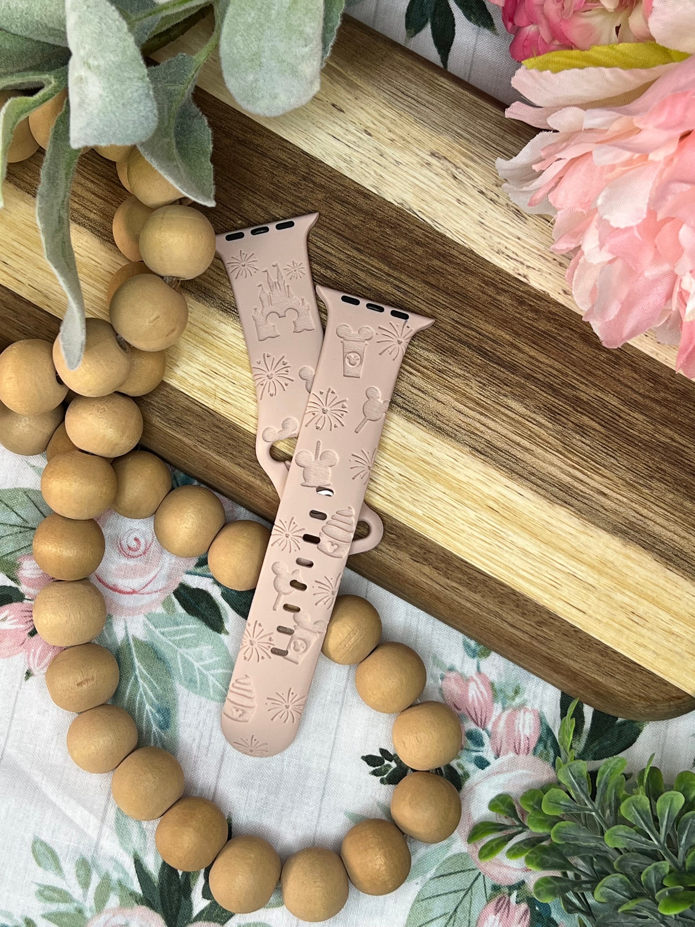 Castle Snacks Theme Park Engraved Silicone Watch Band - Etsy