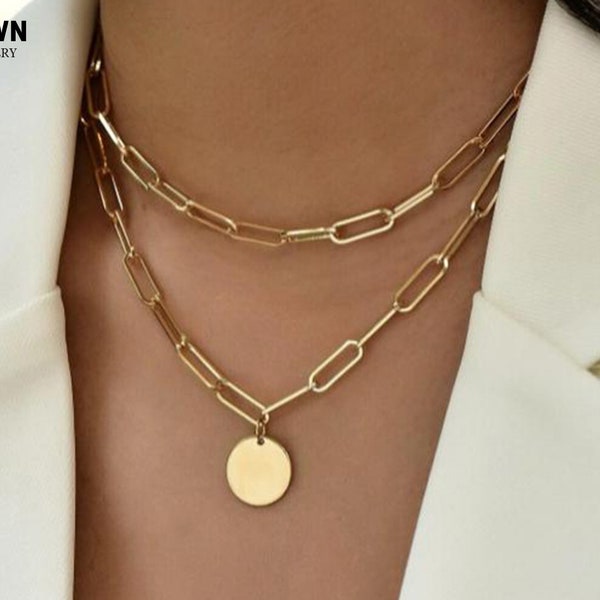Multi Layer Necklace - Etsy