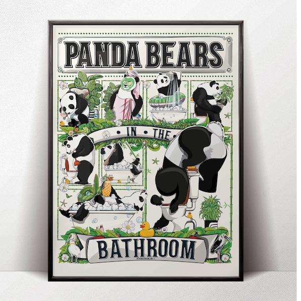Giant Panda Bear - Etsy