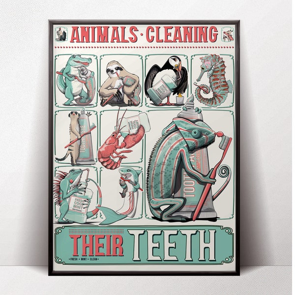 Clean Toilet Poster - Etsy