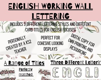 English Working Wall Pack - Etsy UK