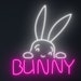 Rabbit Neon Sign, Bunny Neon Light, Easter Rabbit Led Light, Easter ...