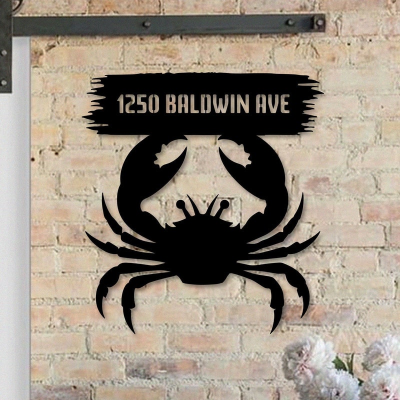 Metal Crab Wall Art - Etsy