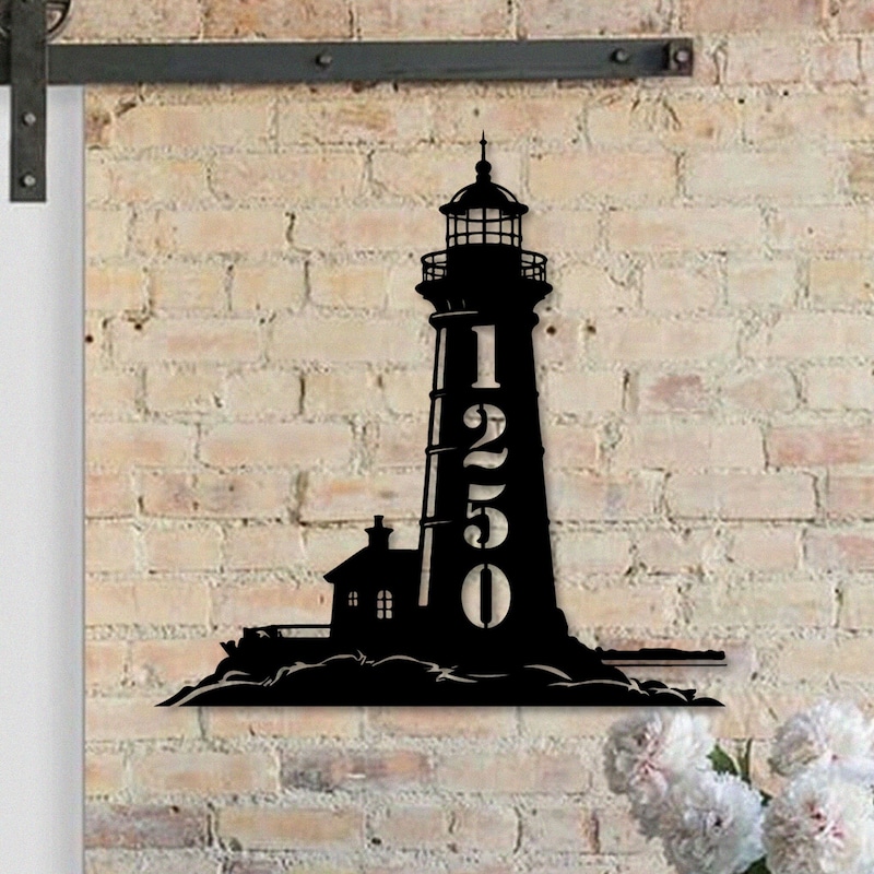 Metal Lighthouse - Etsy