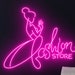 Fashion Store Clothes Hangers Led Sign, Wardrobe Hanger Neon Sign ...