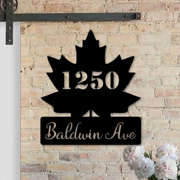 Maple Leaf Plaque - Etsy