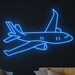 Custom Airplane Neon Sign, Airplane Led Sign, Airplane Wall Decor ...