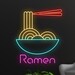 Custom Ramen Led Light, Japanese Noodles Led Sign, Ramen Bowl Neon Sign ...
