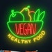 Vegan Neon Light, Healthy Food Neon Sign, Vegetarian Led Light, Food ...