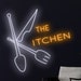 The Kitchen Neon Sign, Kitchen Led Light, Cooking Chef Neon Sign, Food ...