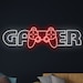 Gamer Neon Sign, Game Controller Led Sign, Game Player Led Light ...