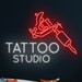 Tattoo Studio Neon Light, Tattoo Shop Led Sign, Tattoo Salon Led Light ...