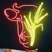 Paddy Cow Neon Sign, Farm LED Sign, Vegetable Neon Light, Food Room ...