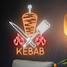 Kebab Neon Sign, Doner Kebab Led Light, Kebab Neon Light, Grill Meat ...