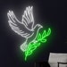 Dove Neon Sign Flying Pigeon LED Light Peace Bird Neon - Etsy