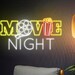 Movie Night Neon Sign, Movie Night Neon Light, Movie Night Led Light ...