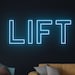 Lift Neon Sign, Lift Neon Light, Gym Led Sign, Workout Led Light ...