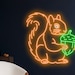 Custom Squirrel Neon Sign, Squirrel Led Light, Bar Club Neon Light ...