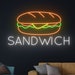 Sandwich Neon Sign, Sandwich Led Sign, Sandwich Led Light, Sandwich ...