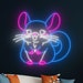 Chinchilla Neon Sign, Chinchilla Led Sign,animal Led Light Decoration ...
