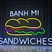 Banh Mi Neon Sign, Banh Mi Sandwiches Led Sign, Vietnamese Banh Mi Neon ...