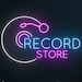 Record Store Led Sign, Recorder Neon Light, Disc Player Neon Sign ...