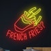 French Fries Neon Sign, French Fries Led Sign, French Fries Led Light ...