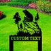 Custom Outdoor Frog Metal Sign With Stakes - Personalized Outdoor Frog ...