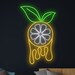 Dripping Lemon Neon Sign, Lime LED Sign, Lemon Fruit Neon Light ...