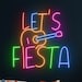 Let's Fiesta Neon Sign, Fiesta Neon Light, Guitar Led Light, Mexican ...