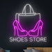 Shoes Store Neon Sign, Shoes Shop Neon Light, Sport Shoes Led Sign ...