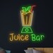 Juice Bar Neon Sign, Juice Bar LED Light, Juice Neon Light, Bar Led ...