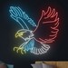 Eagle Neon Light, Eagle Led Light, Eagle Bird Led Sign, Eagle Bird Neon ...