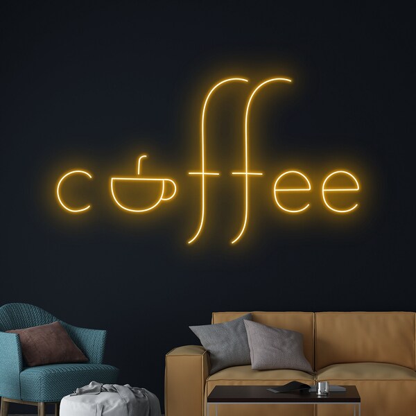 Light up Coffee Sign - Etsy