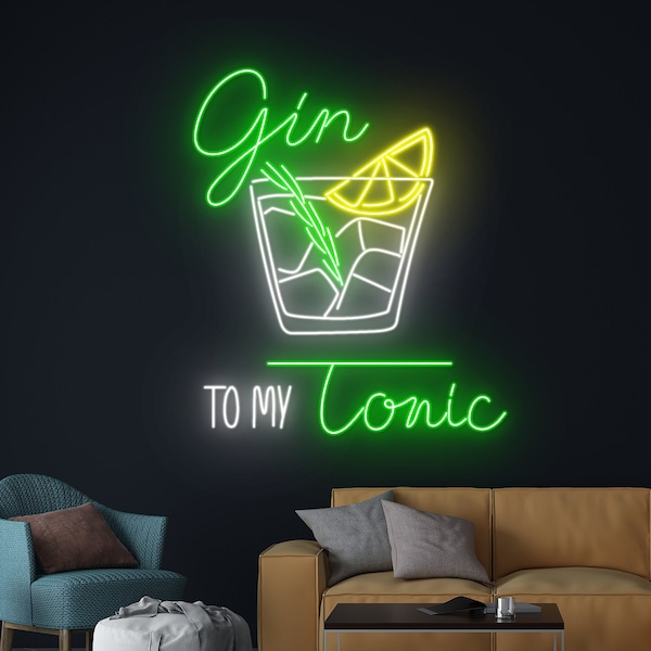 Gin Tonic Led Sign - Etsy