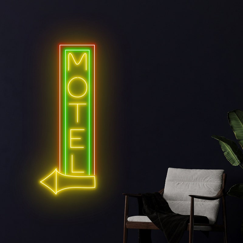 Neon Motel Sign - Etsy