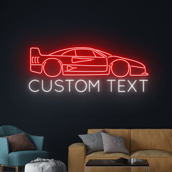Custom Racing Neon Sign - Etsy