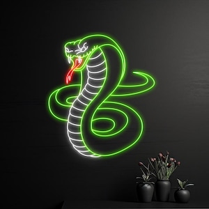 Snake Neon Light, Snake Led Sign, Snake Neon Sign, Snake Led Light ...