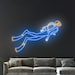 Scuba Diver Neon Sign, Scuba Diver Neon Light, Diving Mask & Duck ...