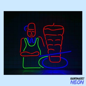 Shawarma Neon Sign, Shawarma Led Sign, Middle Eastern Food Led Light ...