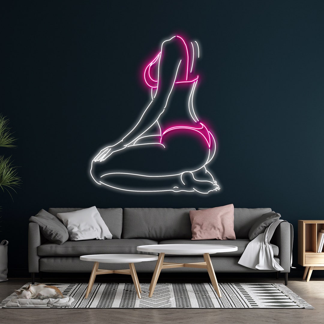Sexy Woman Led Sign Bikini Neon Led Sign Wall Decor Sexy Girl Neon