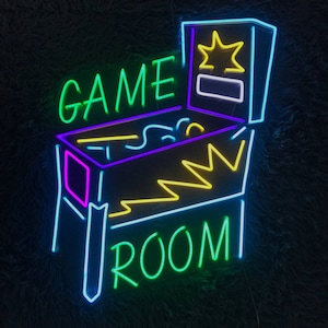Arcade Game Room Led Sign, Arcade Neon Sign, Wall Decor, Game Room Neon ...