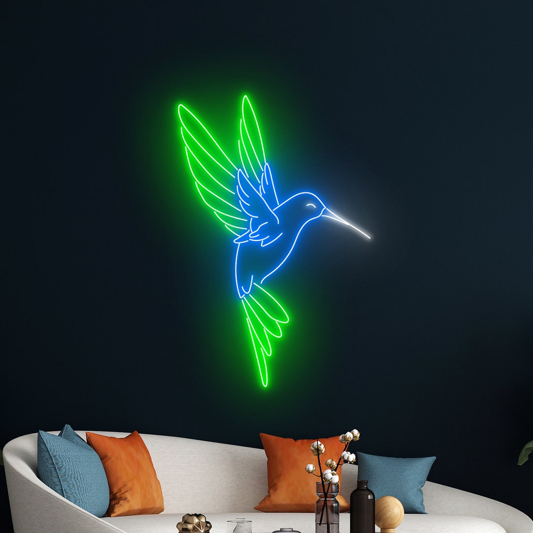 Hummingbird Led Sign, Hummingbird Bird Neon Light, Hummingbird Neon ...