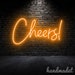 Cheer Neon Wall Sign, Cheer Words Led Wall Sign, Custom Quote Neon Wall ...
